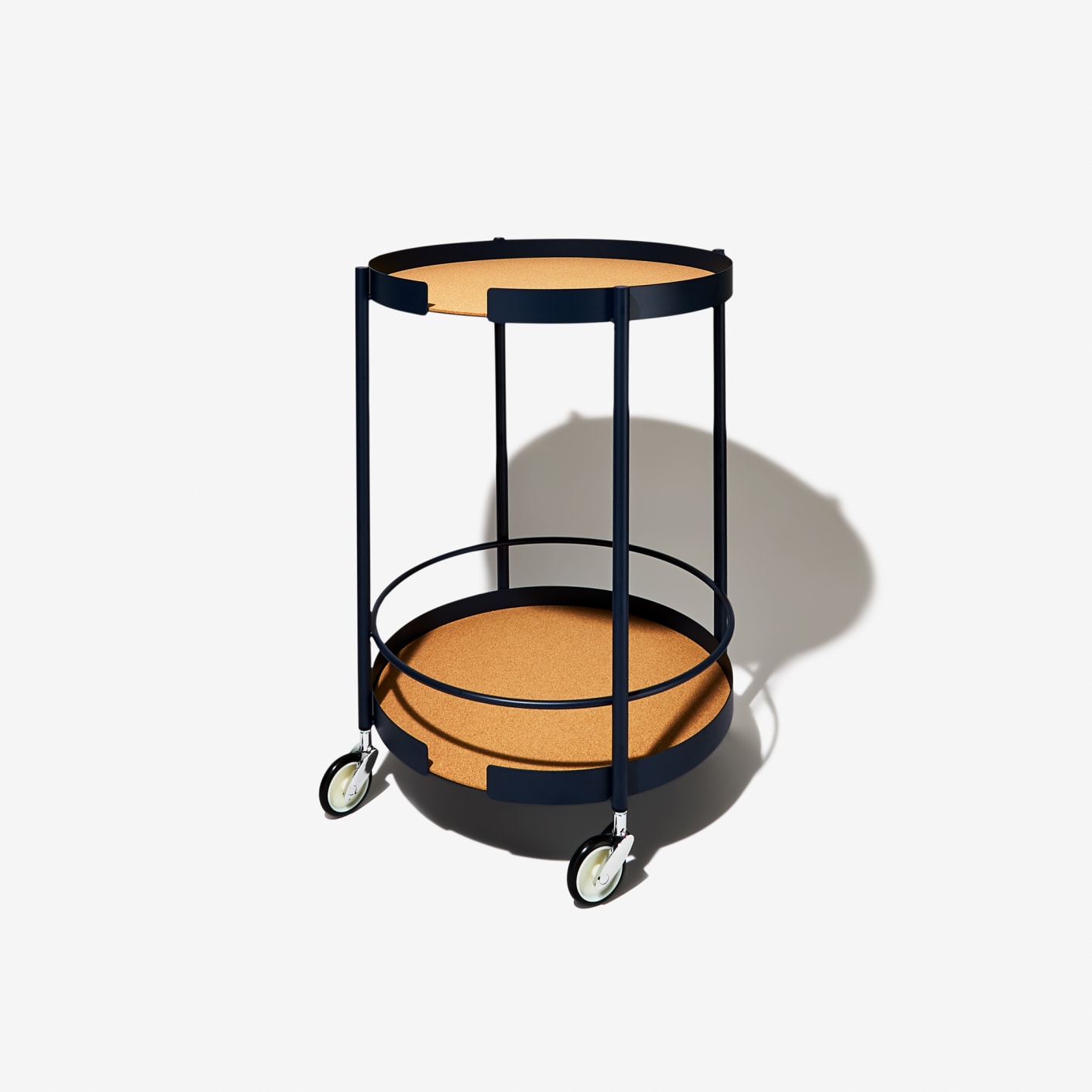 design bite Midnight Blue Low Bar Cart | Bespoke Post